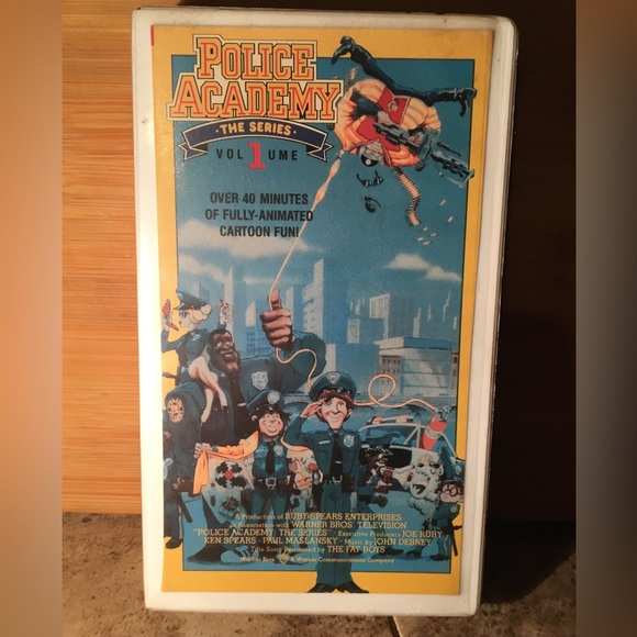 Media | Police Academy The Series Volume 1 Vhs Vcr Tape Video Animation ...